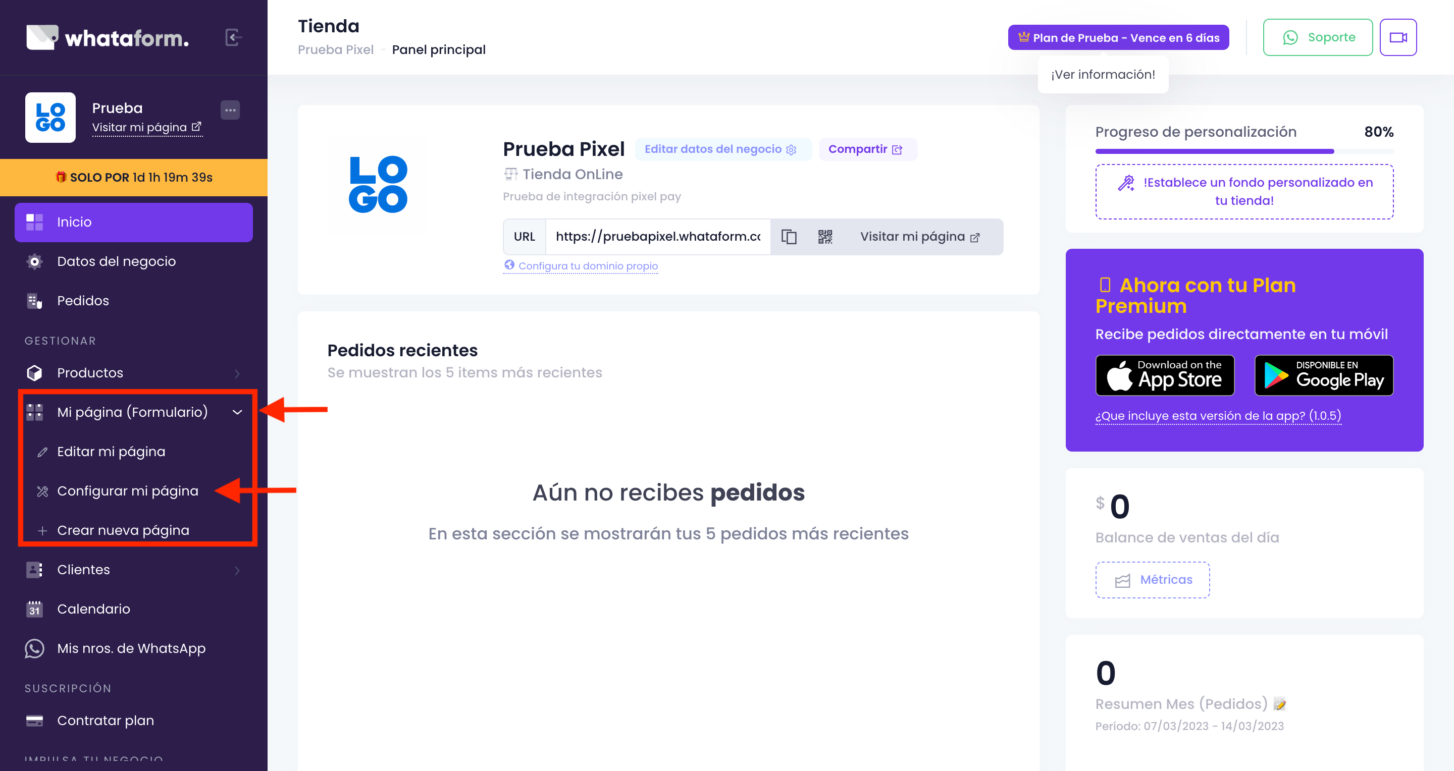 Integración de PixelPay a Whataform – PixelPay