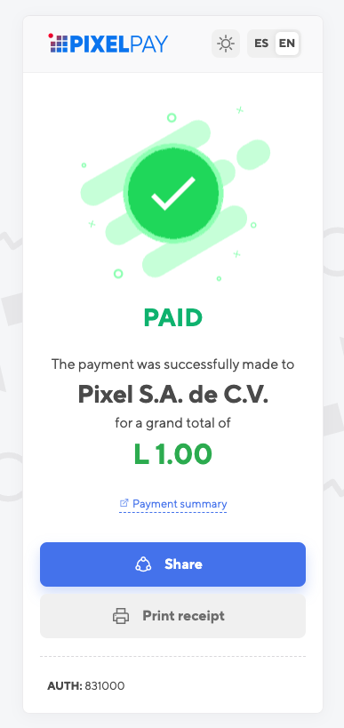 Payment Gateway – PixelPay